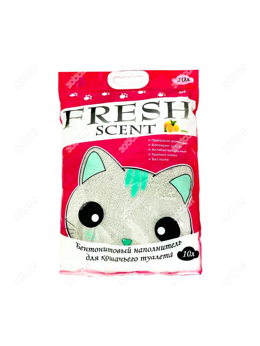 Наполнитель Fresh Свежесть - Лимон 10л комкующ.