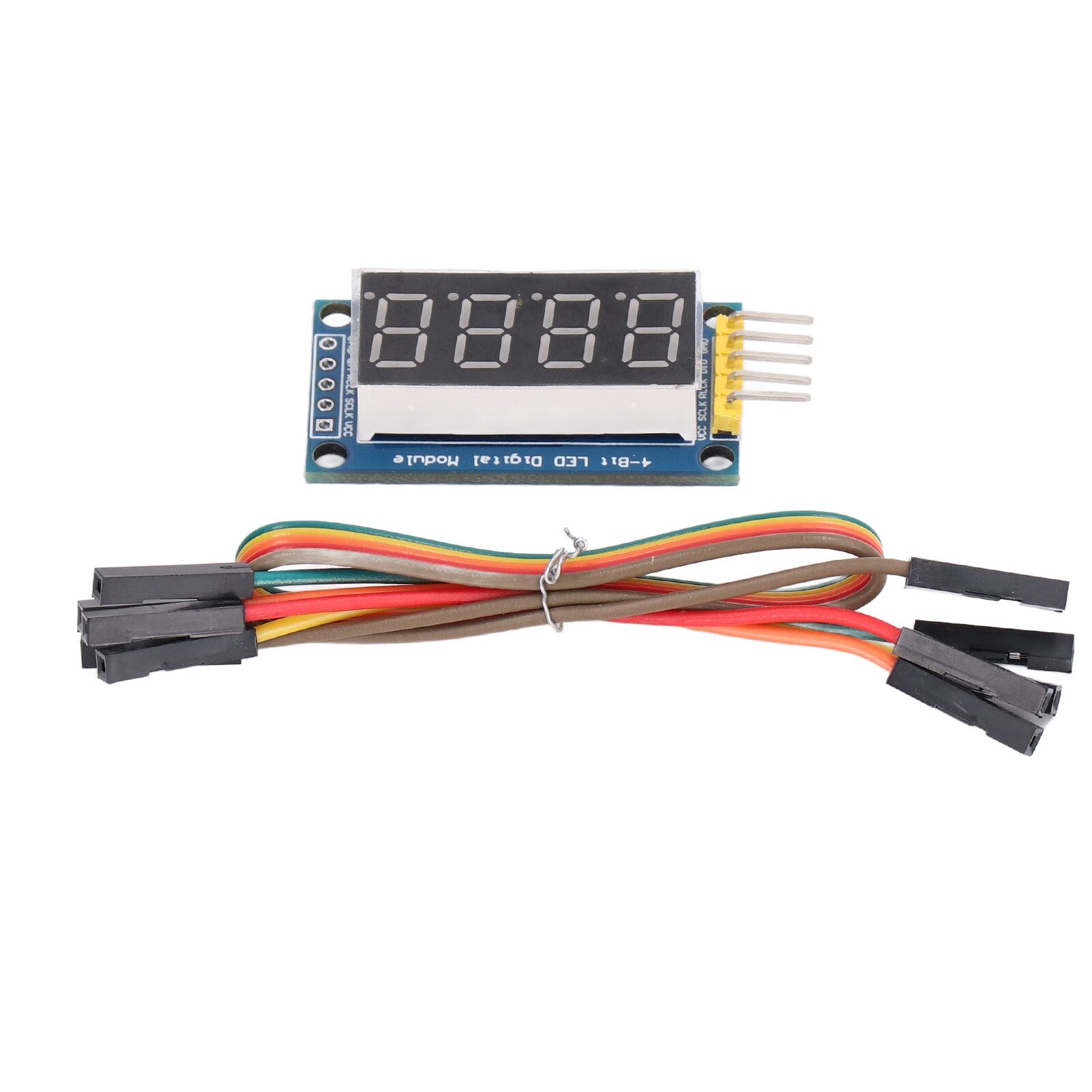 Yandex Светодиодный индикатор 4 разрядный на 74HC595 дисплей для Arduino с модулем TM1637Светодиодный индикатор 4 разрядный на 74HC595 дисплей для Arduino с модулем TM1637
