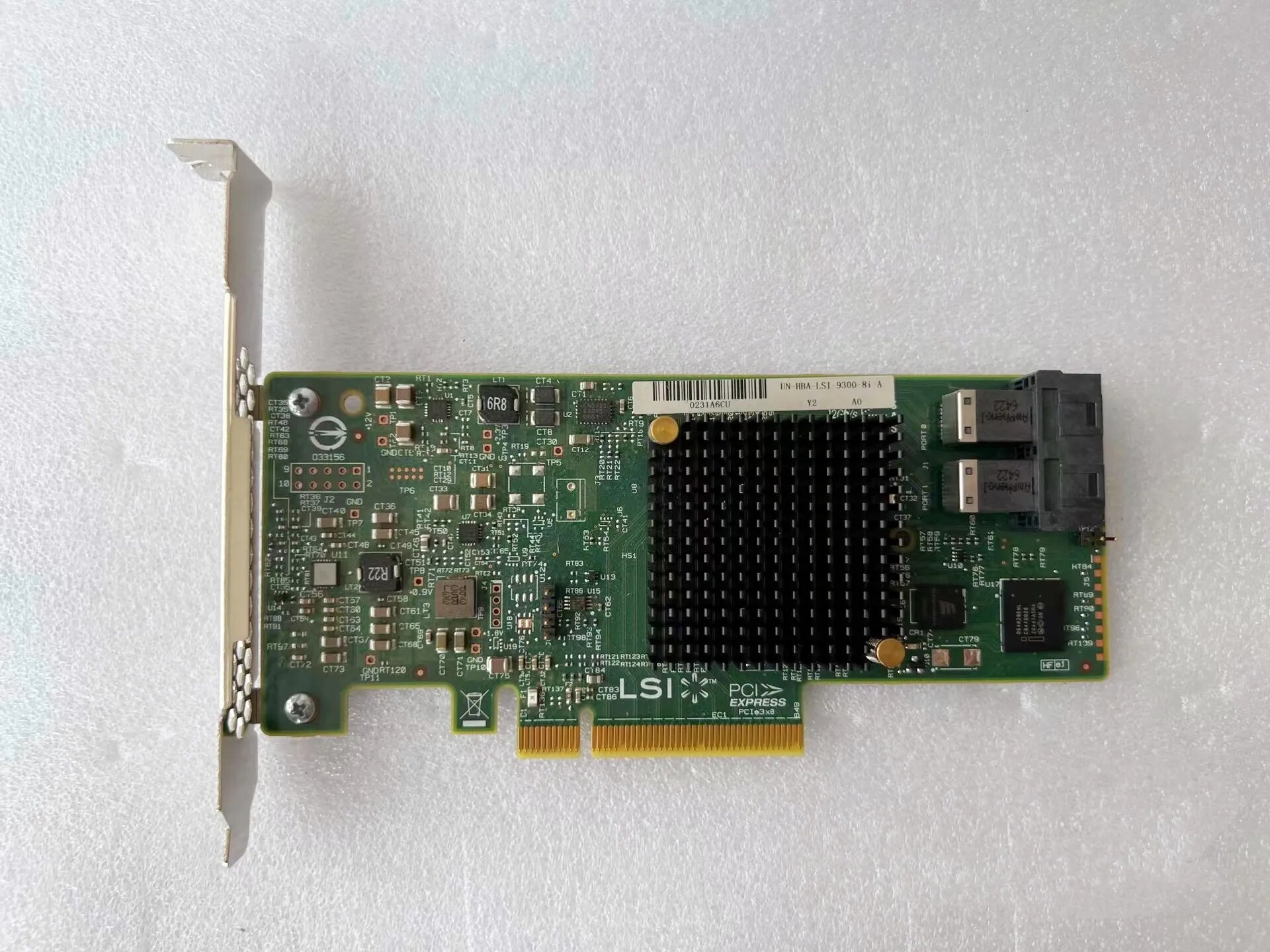 Оригинальная карта контроллера LSI 9300-8i RAID SAS 3008 PCI-E 3,0 12 Гбит/с HBA IT-режим ZFS FreeNAS UnRAID RAID Expander Adapter