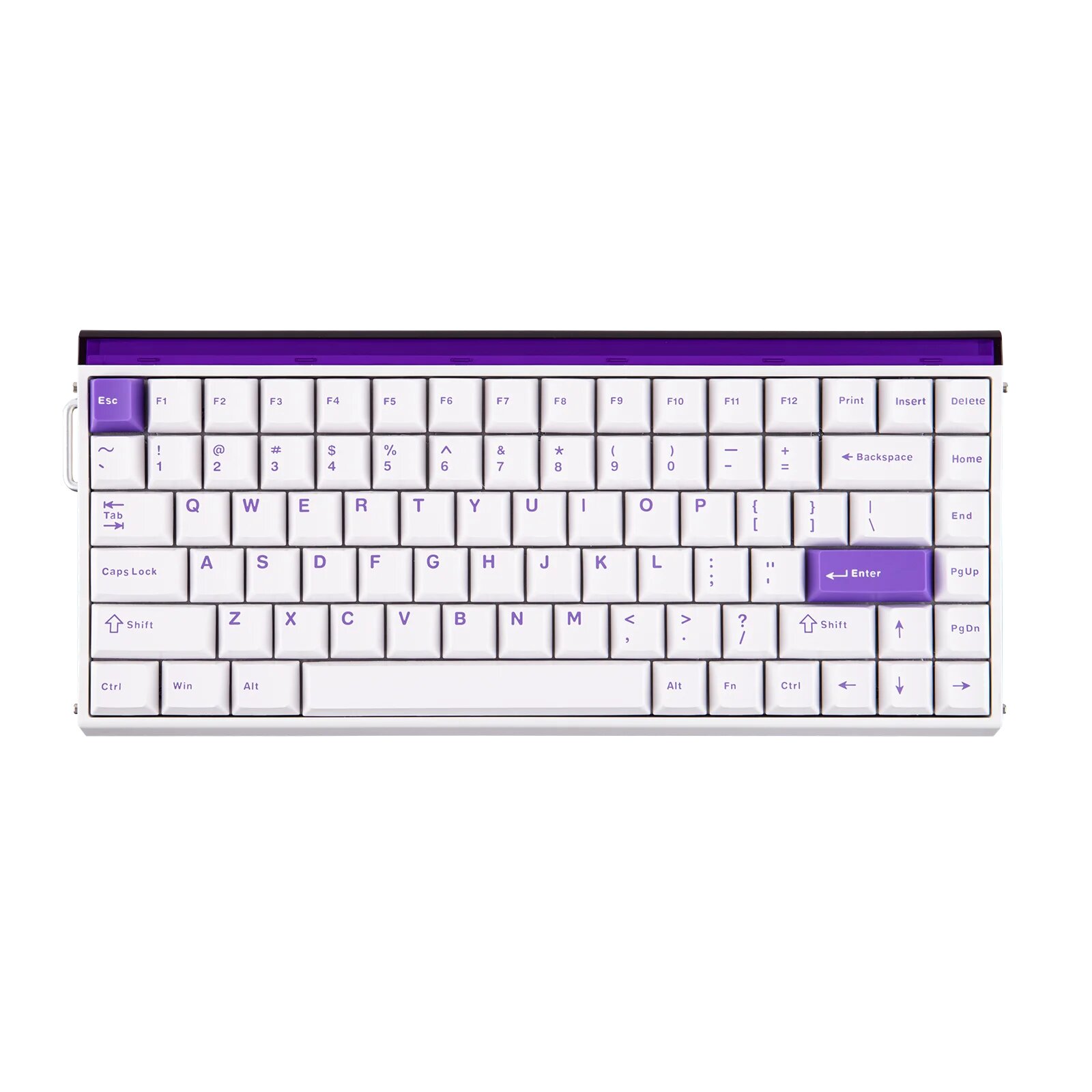 EPOMAKER AULA Hero84: механическая клавиатура 84кл, Black King Mag, White Purple