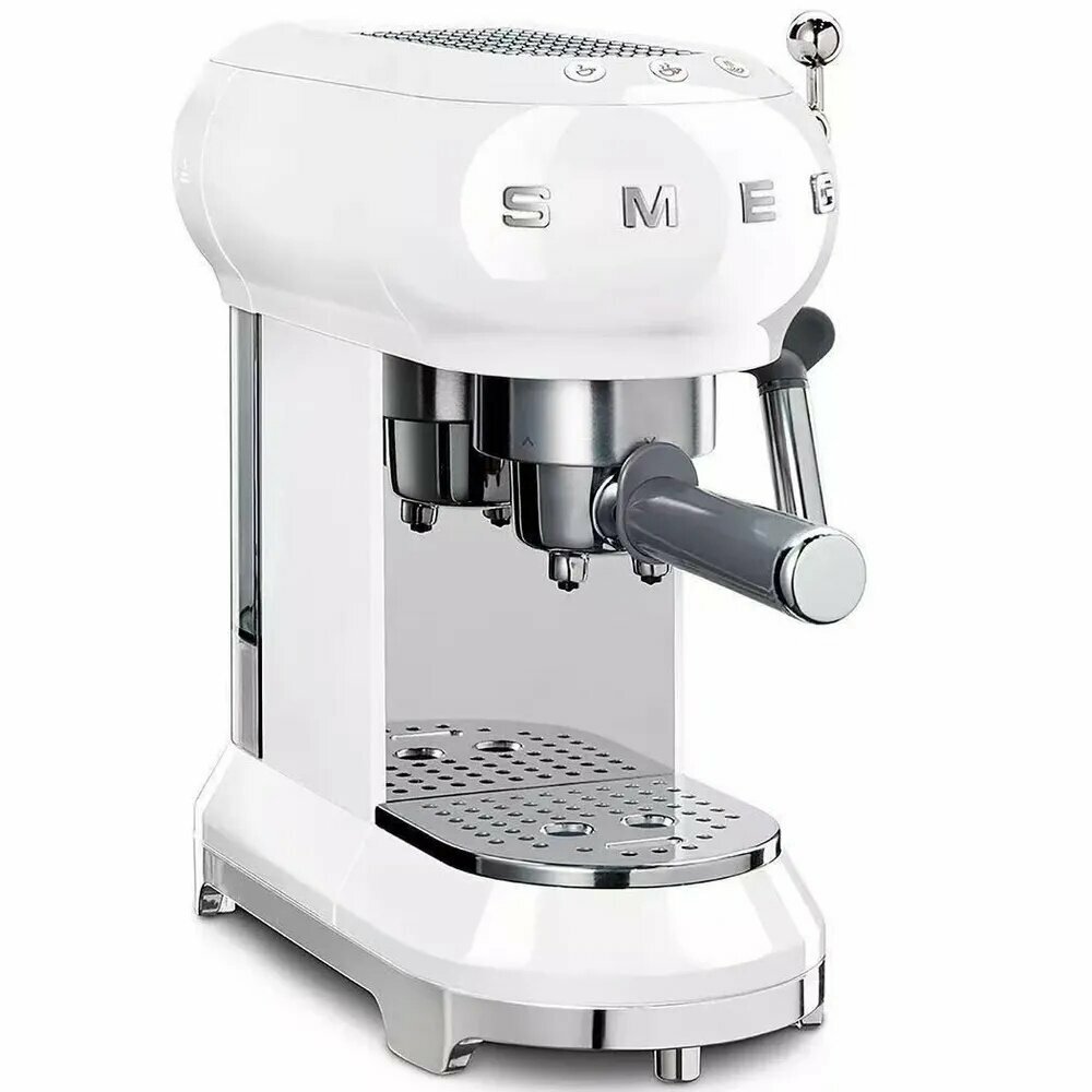 Кофеварка комбинированная SMEG ECF01, белый