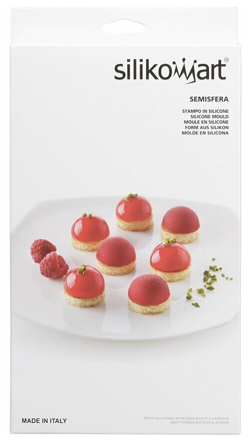 Форма для приготовления пирожных Silikomart semisfera