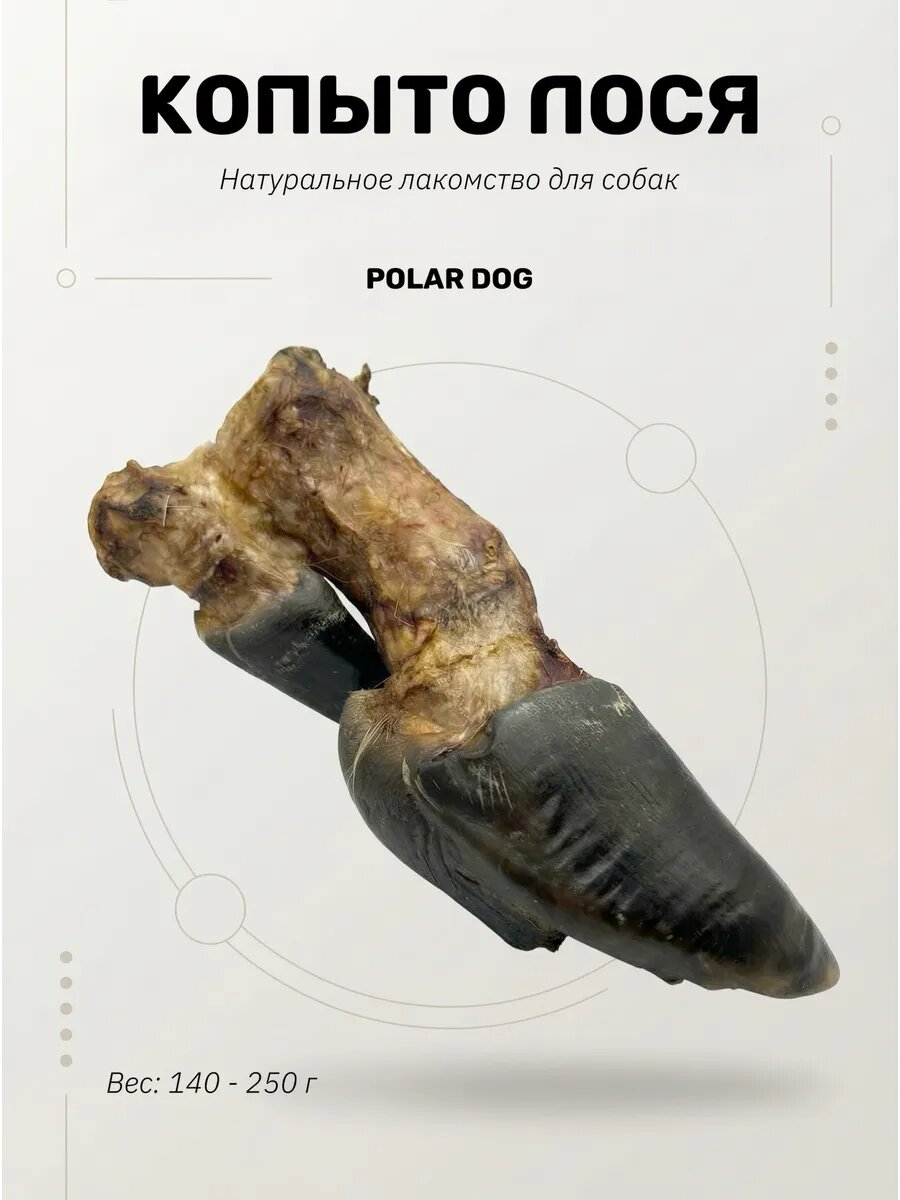 Долгоиграющие лакомства для собак: копыто дикого лося 200 гр