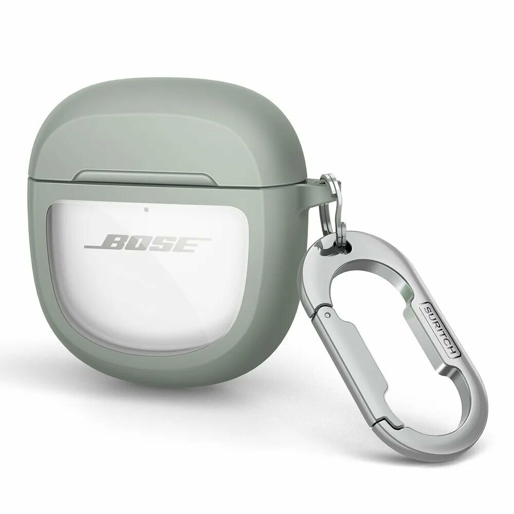 Чехол с карабином для Bose QuietComfort Earbuds II 2022 и Bose QuietComfort Ultra 2023