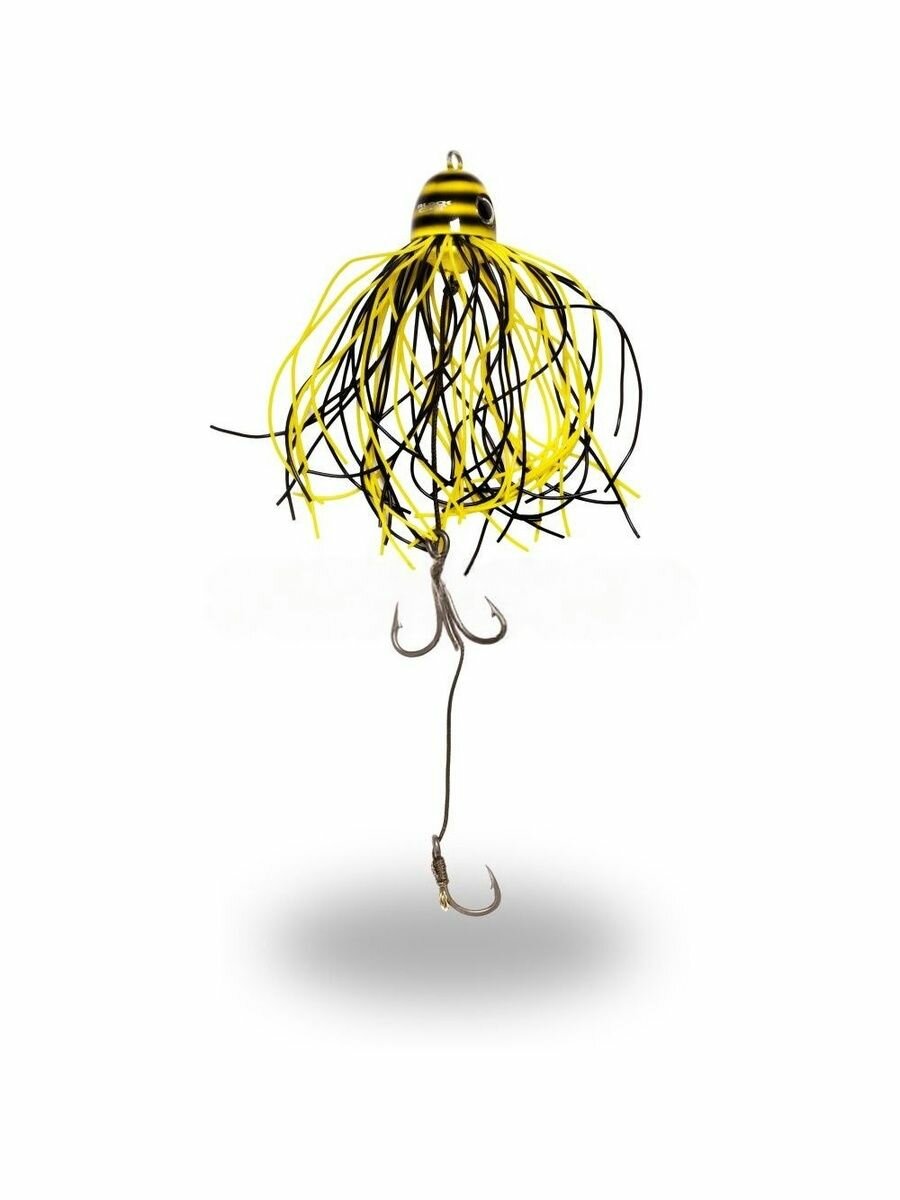 Готовый монтаж для ловли сома BLACK CAT Battle Teaser 100 gr #3/0 100 kg