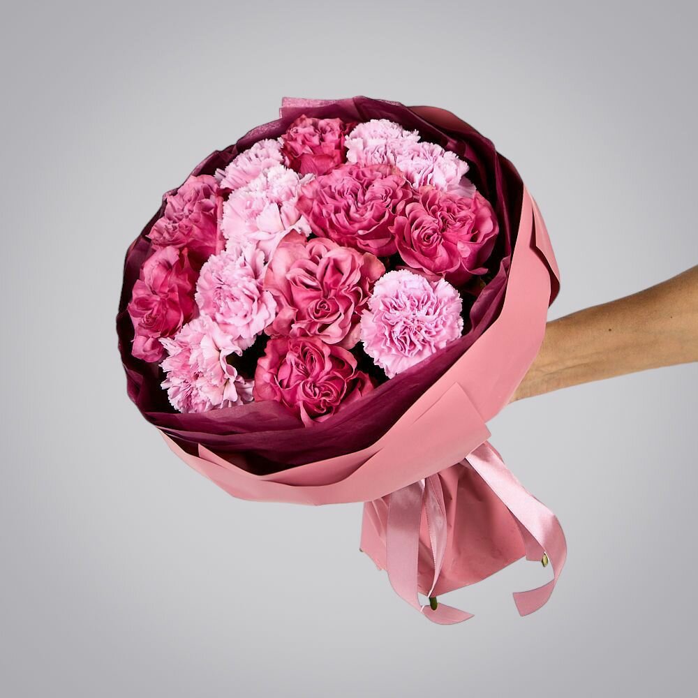 Букет "Малиновое поле"