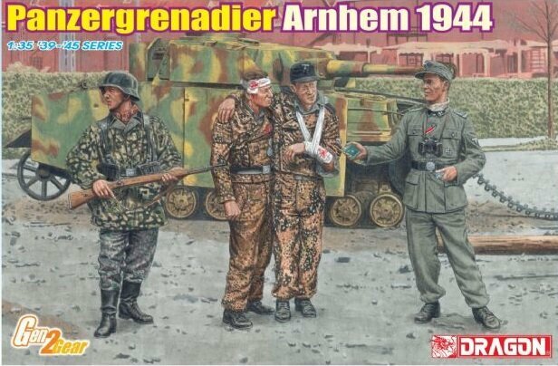 6648 Dragon Панцергренадеры, Арнхем, 1944 год (4 фигуры) 1/35