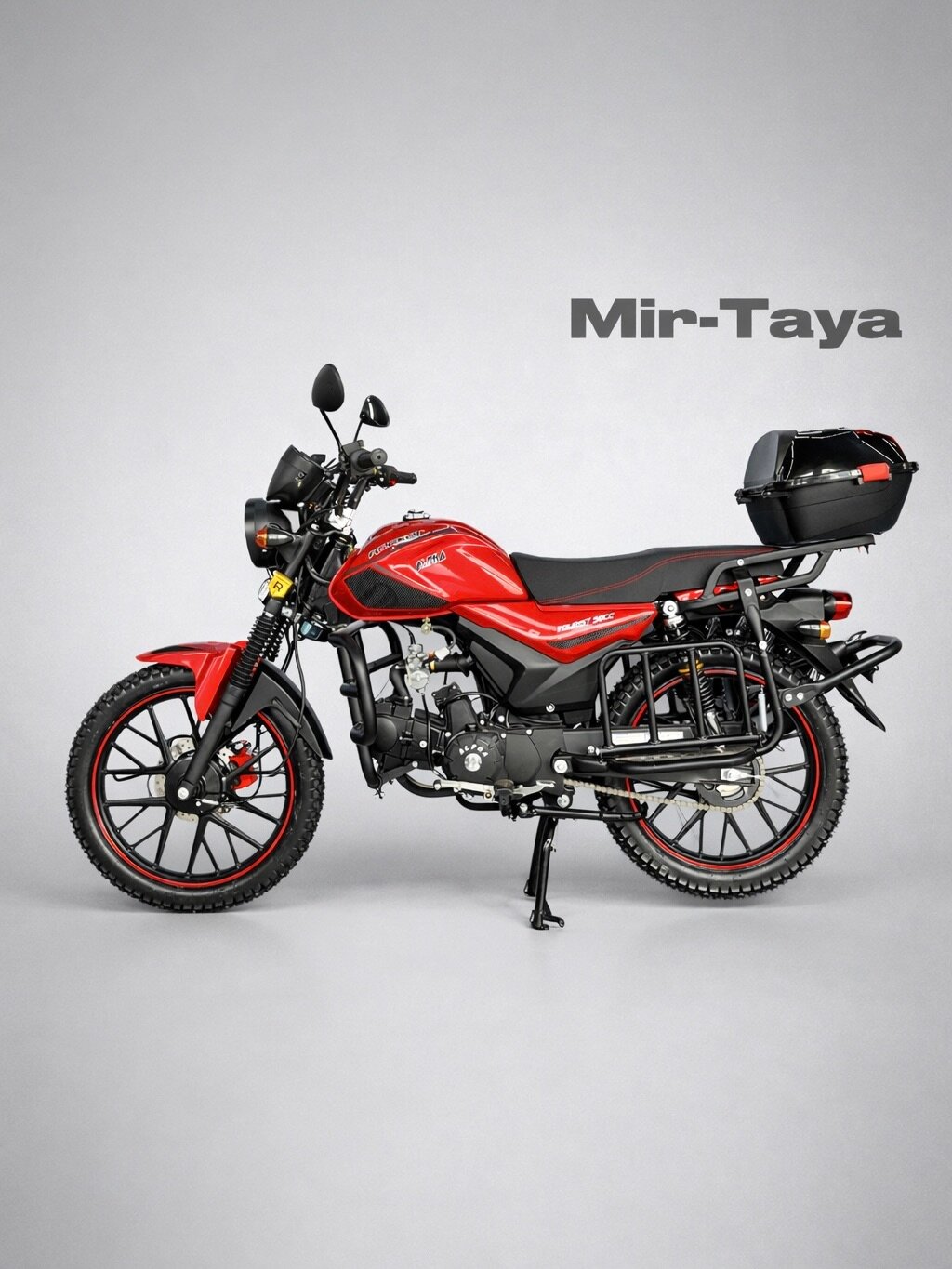 Мопед ROCKOT ALPHA TOURIST M-12 (красный глянцевый) 125 см3 (2024 год)