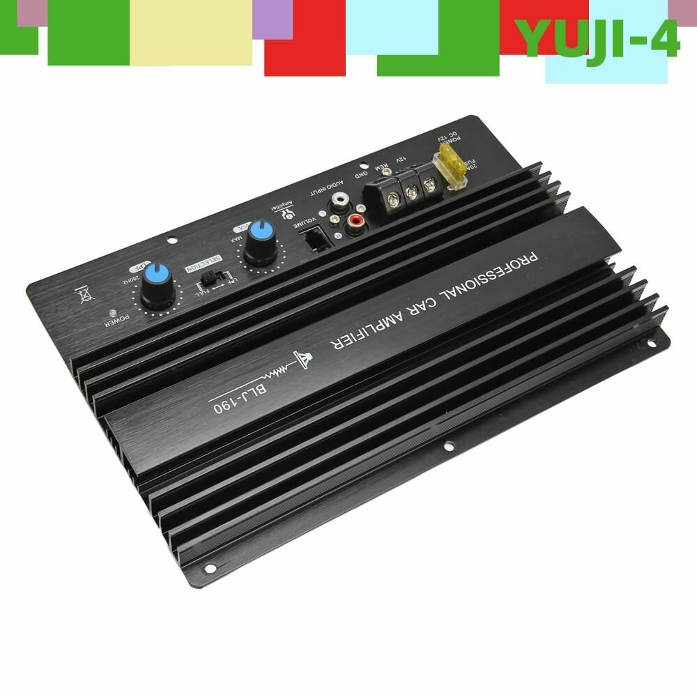 300W автомобильный усилитель, алюминиевый сплав, высокое качество звука, для использования с сабвуферами и для аудиофилов