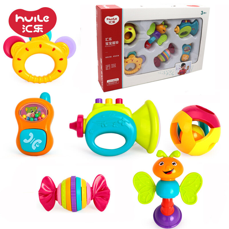 Игровой стол Hui Le Happy Little World для детей, многофункциональный, развивающий, с шестью сторонами, для детей 1-3 лет