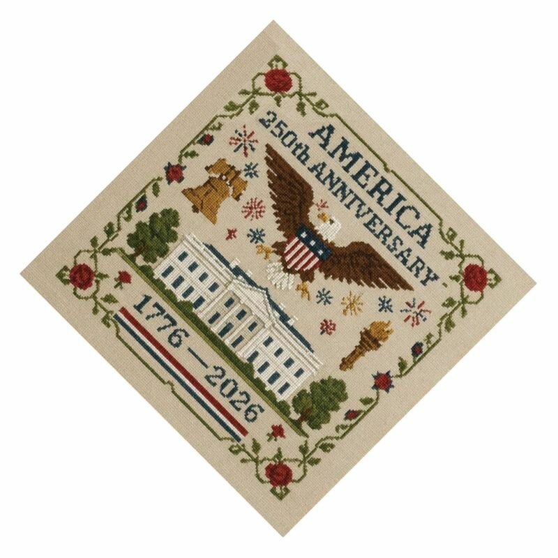 Американский Юбилейный Набор Для Вышивания Крестиком-White House Eagle