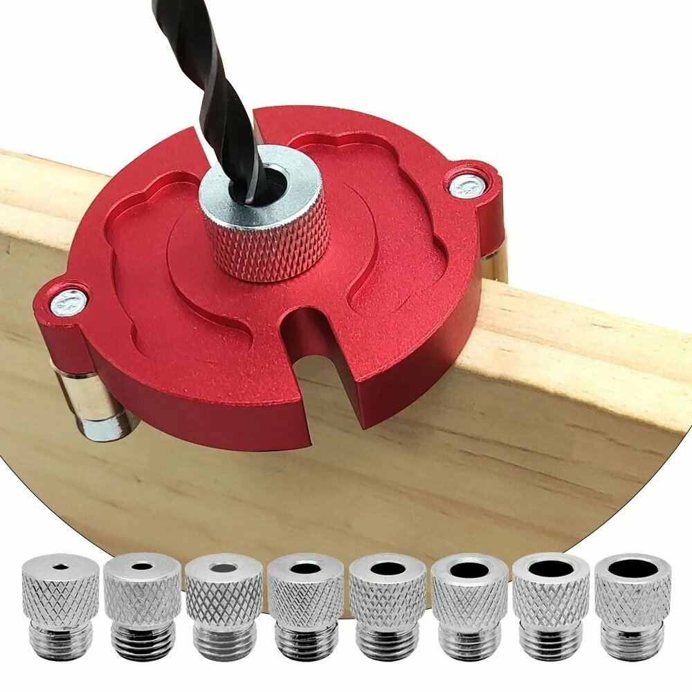 Направляющая для сверления, Деревообрабатывающий самоцентрирующийся набор сверл для закрепления дюбелей