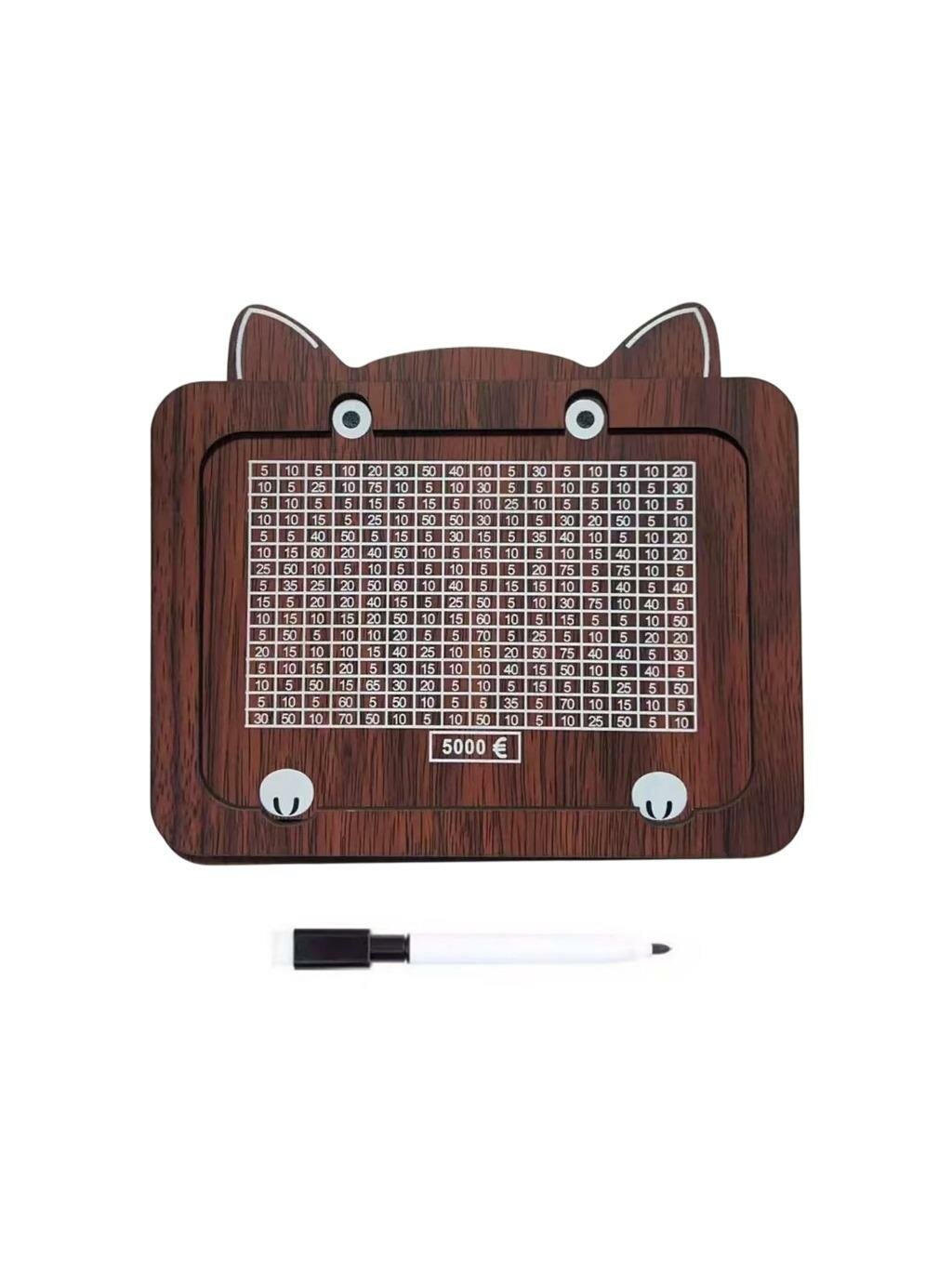 Деревянная копилка с функцией подсчёта, 5000