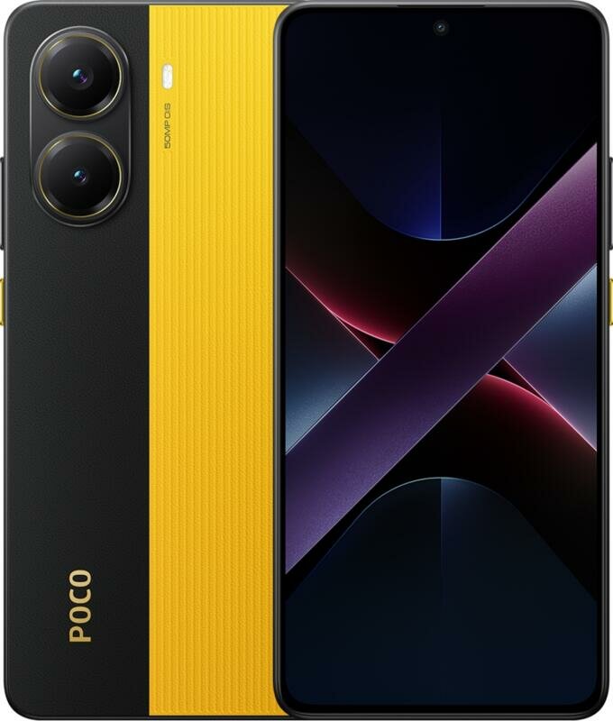 Смартфон Xiaomi Poco X7 Pro 5G, 8/256Gb, AMOLED, Yellow (Черно-желтый)