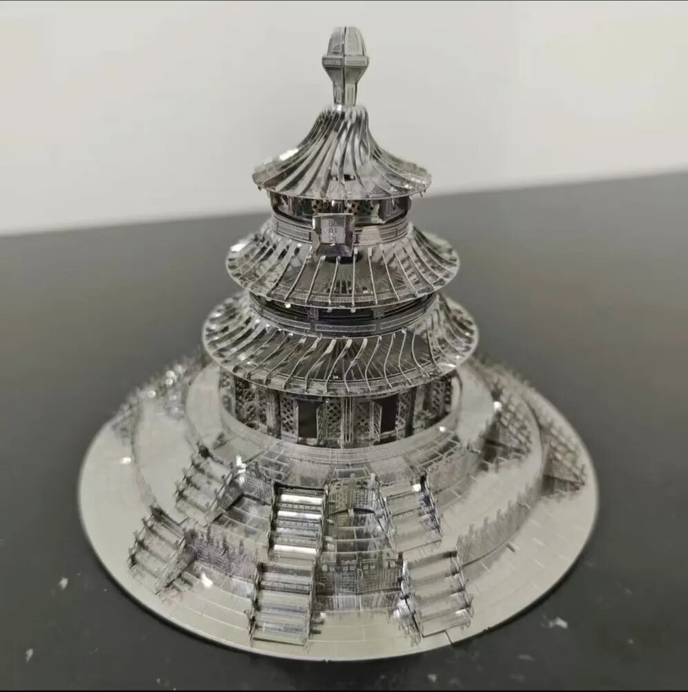 Храм Неба / подарок мужчине на день рождения 3D металлические головоломки DIY Взрослые игрушки