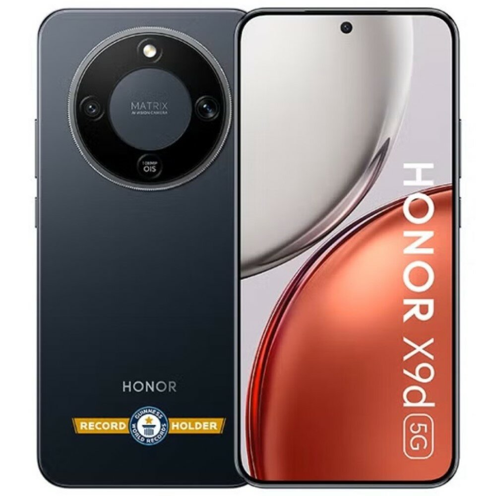 Смартфон Honor X9d 12/256 ГБ Ростест/ЕАС, NFC, Dual nano SIM, черный/графитовый