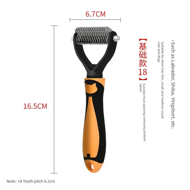 Расческа для удаления волос с собаками Hartley, бритва, золотой ретривер, кукольная британская расческа для удаления