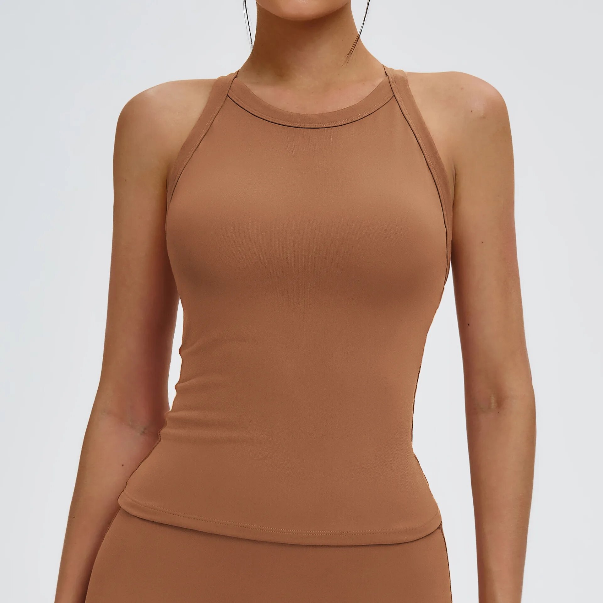 Жилет женский Mikoti для йоги, Brown color, S