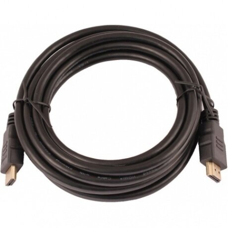 Кабель аудио-видео LAZSO WH-111 HDMI (m)/HDMI (m) 3м. Позолоченные контакты черный (WH-111(3M))