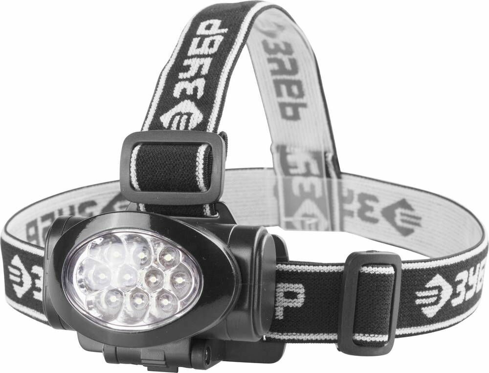 Фонарь светодиодный ЗУБР МХ-100, 3 AAA, 100 Лм, 3 режима, налобный