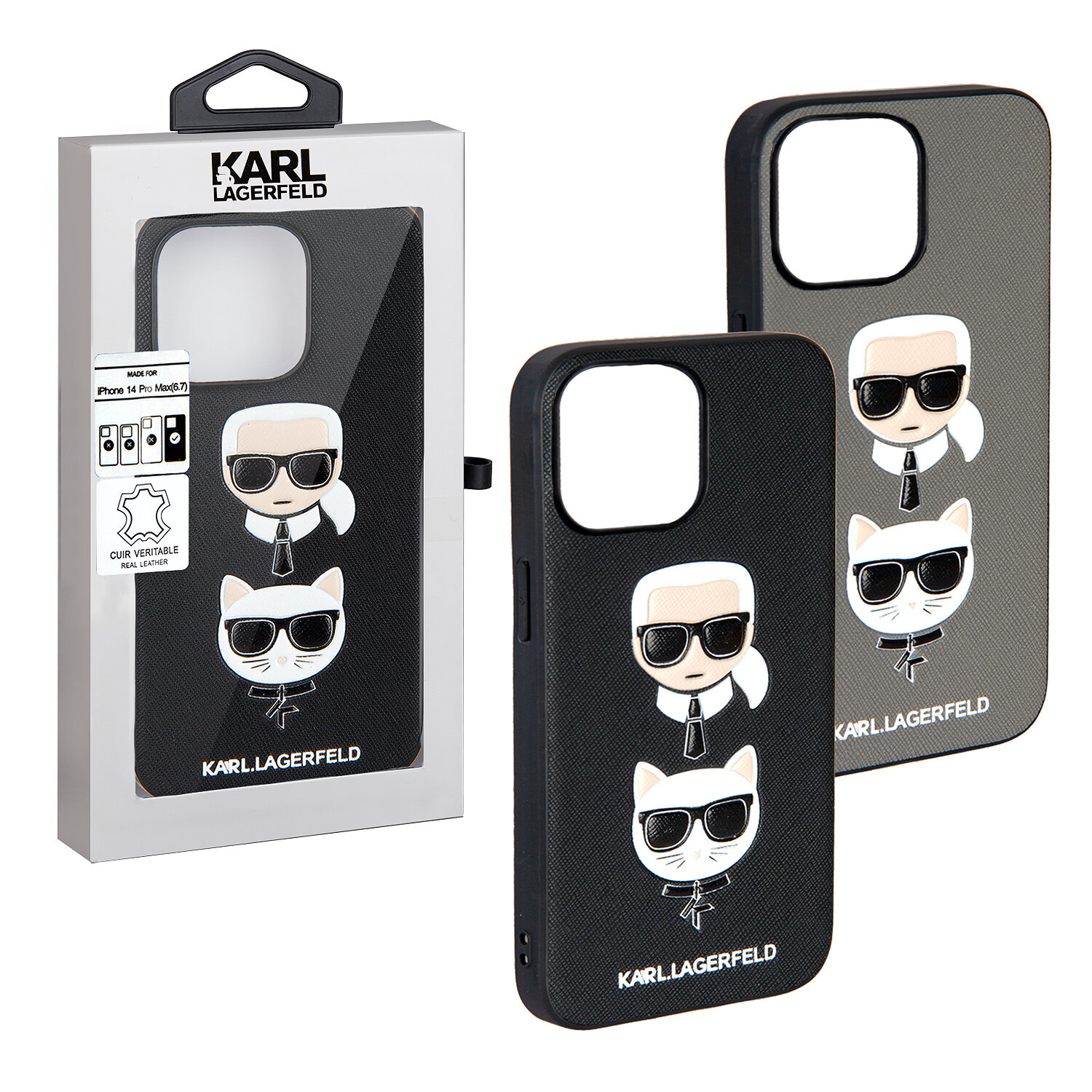 Чехол iPh 14 Pro Max KARL LAGERFELD CKC