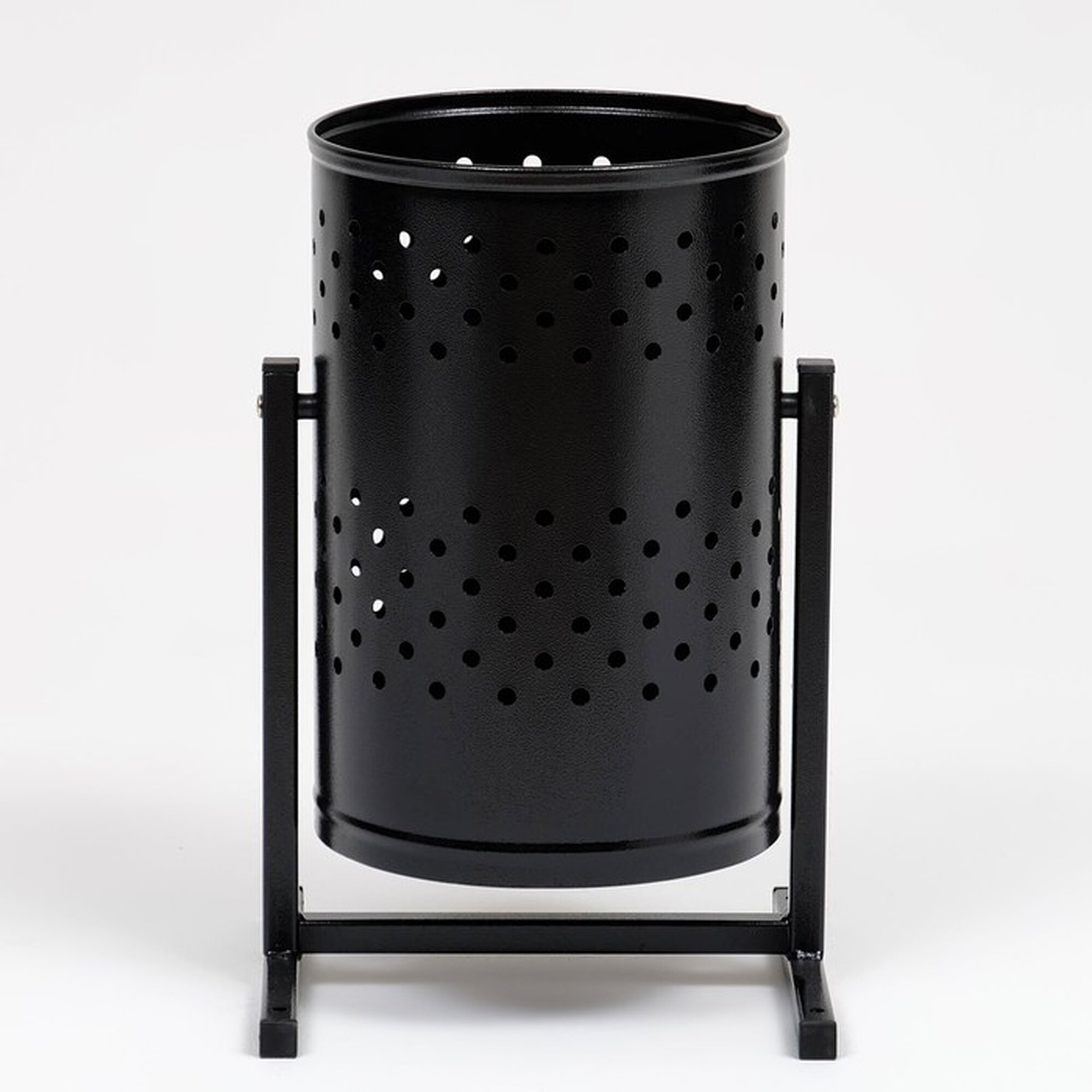 Урна уличная «Уралочка» 21 л, 32 х 50 х 26,5 см, черная, бак 0,6 мм 7723889