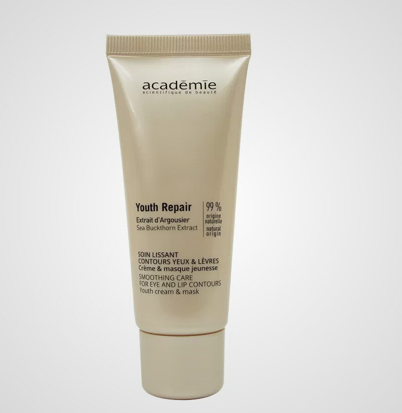Крем-маска для контура глаз и губ 40 мл Academie Youth Repair Contours Yeux & Levres Creme & Masque Крем-маска 40 мл