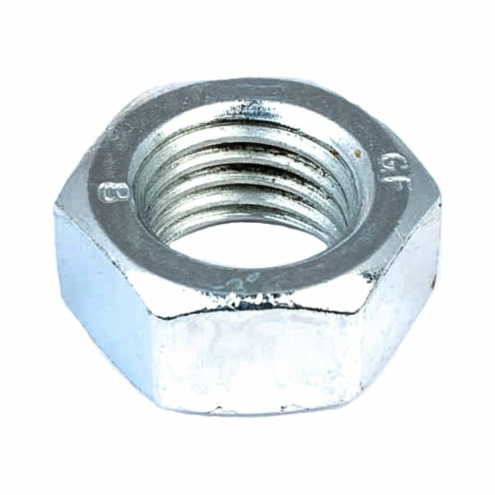 Гайка Стройбат DIN 934 М22 белый цинк (6 шт.)
