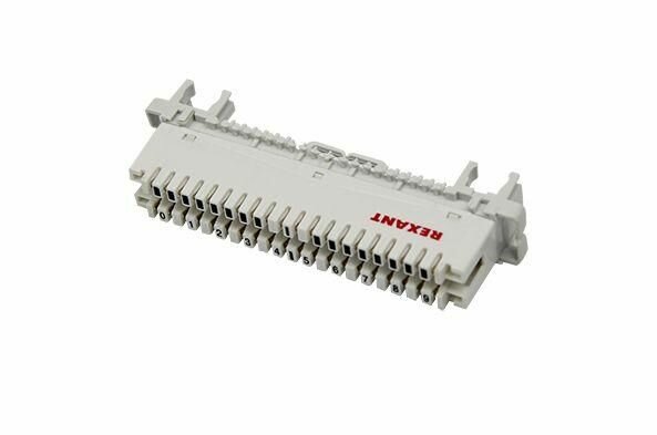 Плинт размыкаемый универсальный на 10 пар маркировка 0-9 Rexant 04-0121