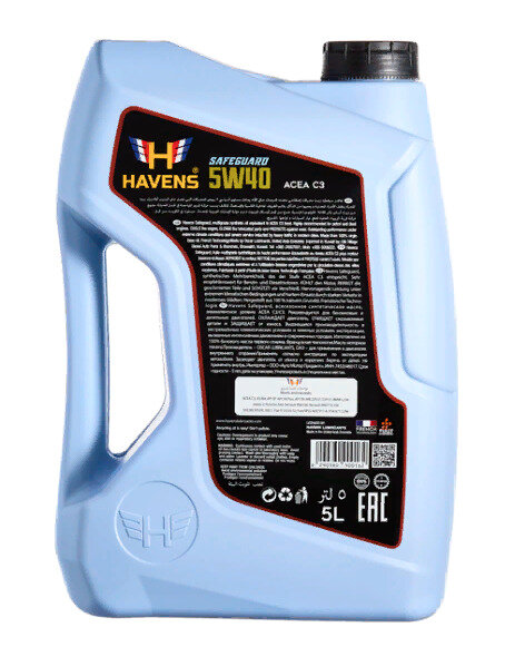 Масло моторное HAVENS Safeguard C3/SP/SN/CF 5W40, 5 литров Safeguard C3/SP/SN/CF 5л HS5W40C35