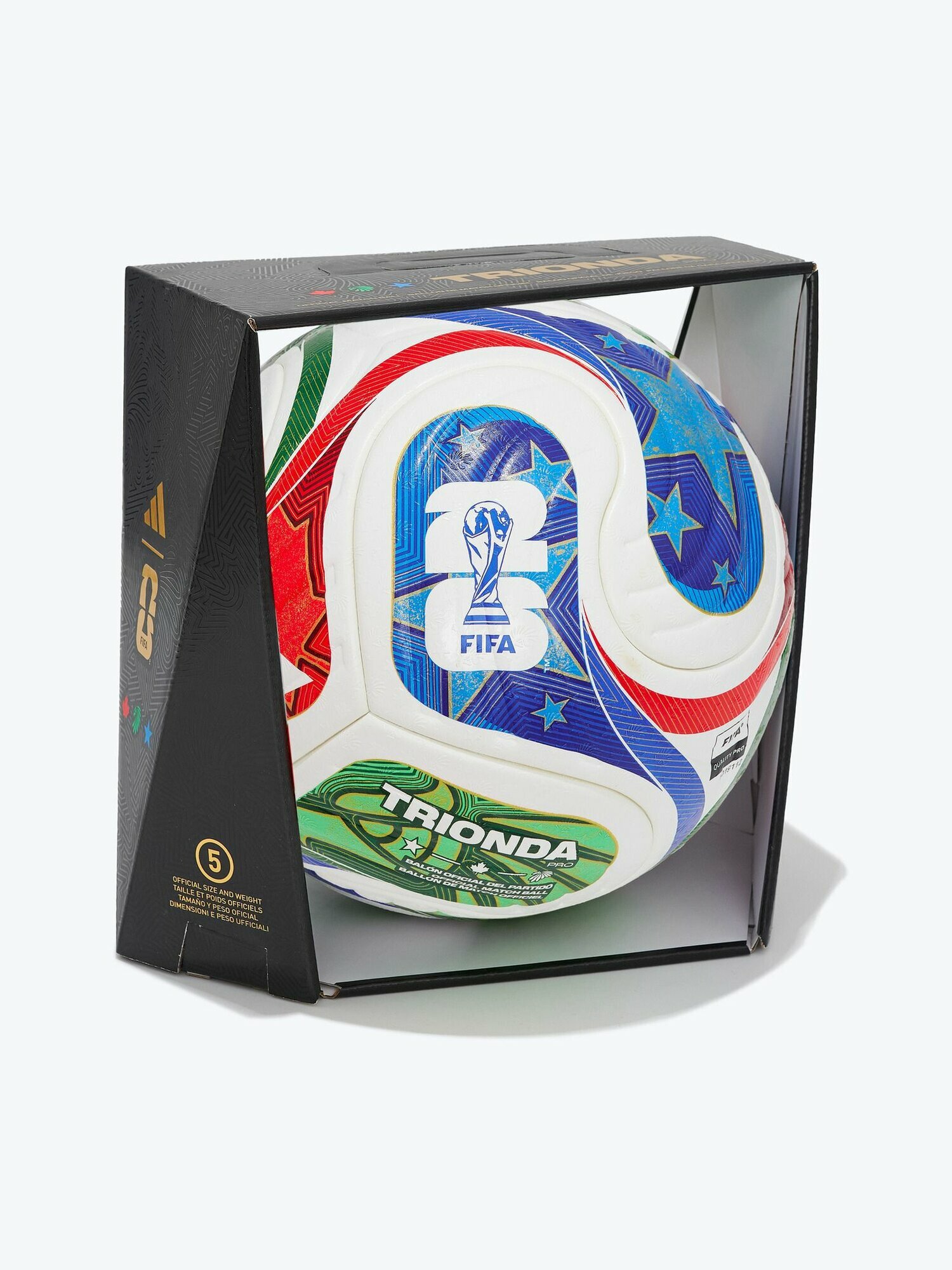 Футбольный мяч Adidas World Cup 2026 Pro размер 5