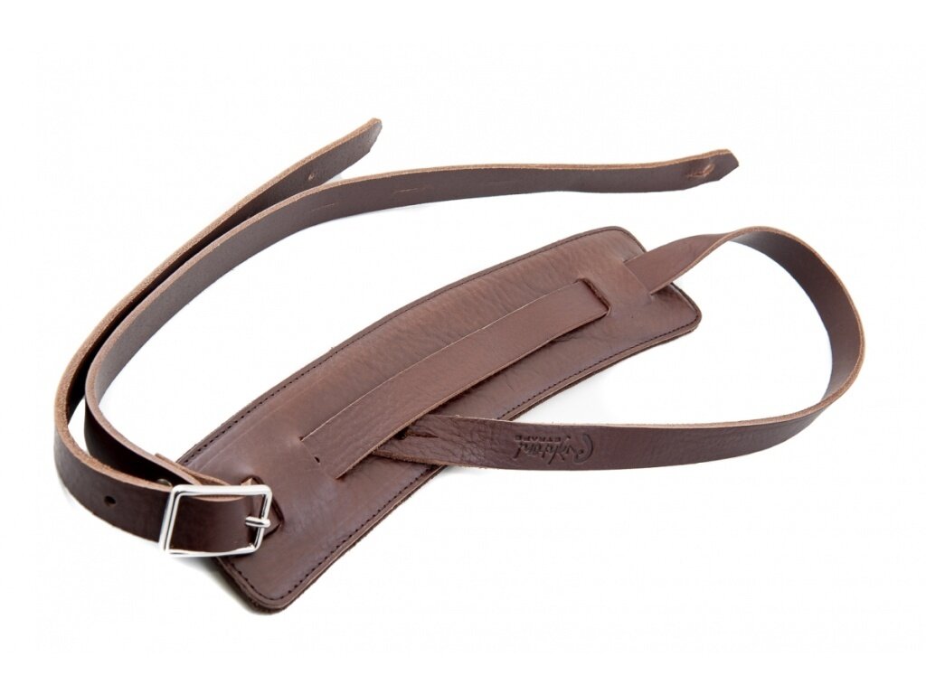 8401050040350 Leathercraft Slim Brown Ремень для гитары, RightOn Straps