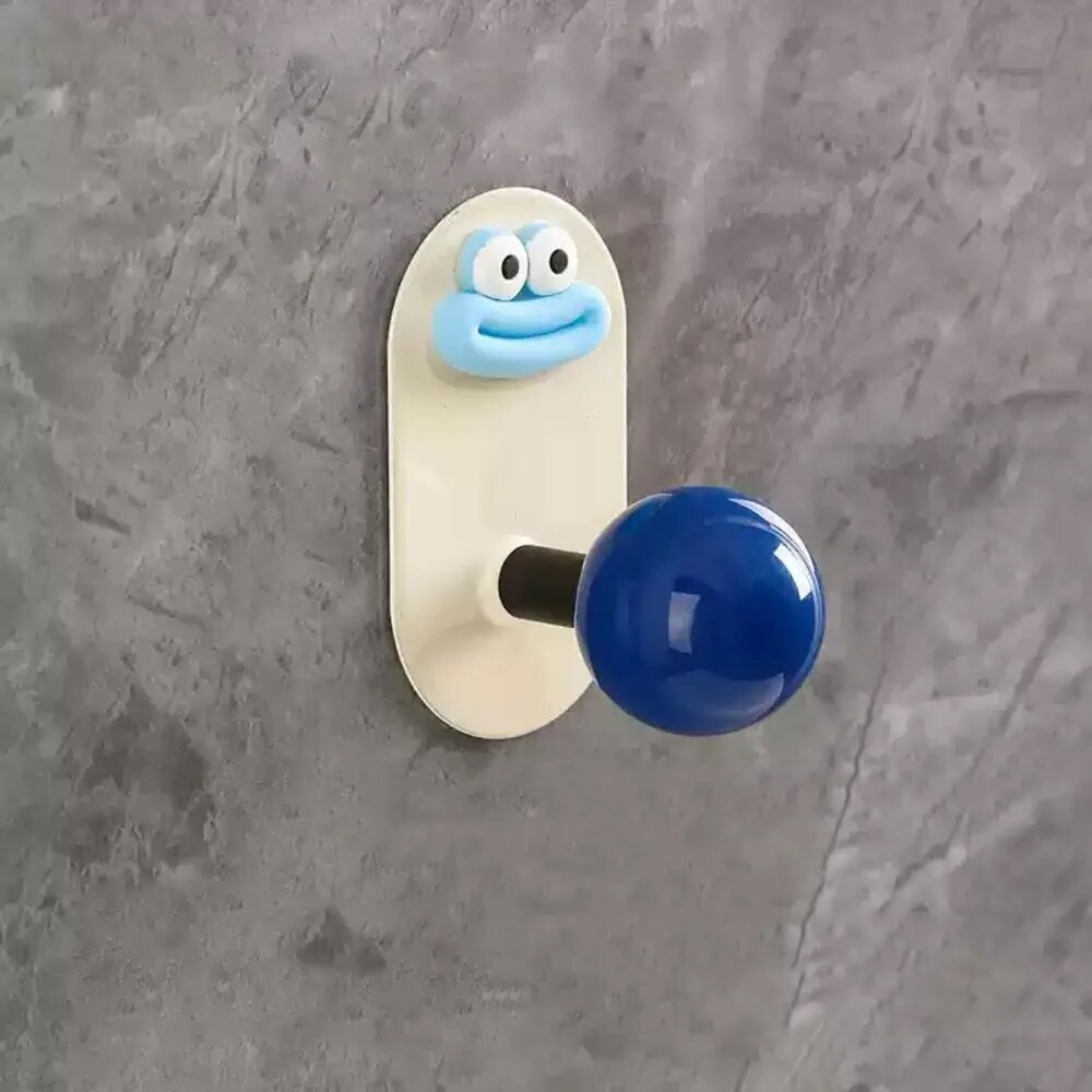 Крючок на дверь синий, клейкий, Blue-A