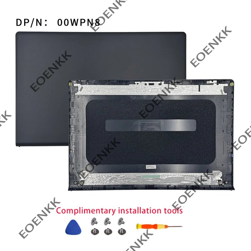 EOENKK Крышка корпуса для Dell Inspiron 15 3510/3511/3515/3520, черная