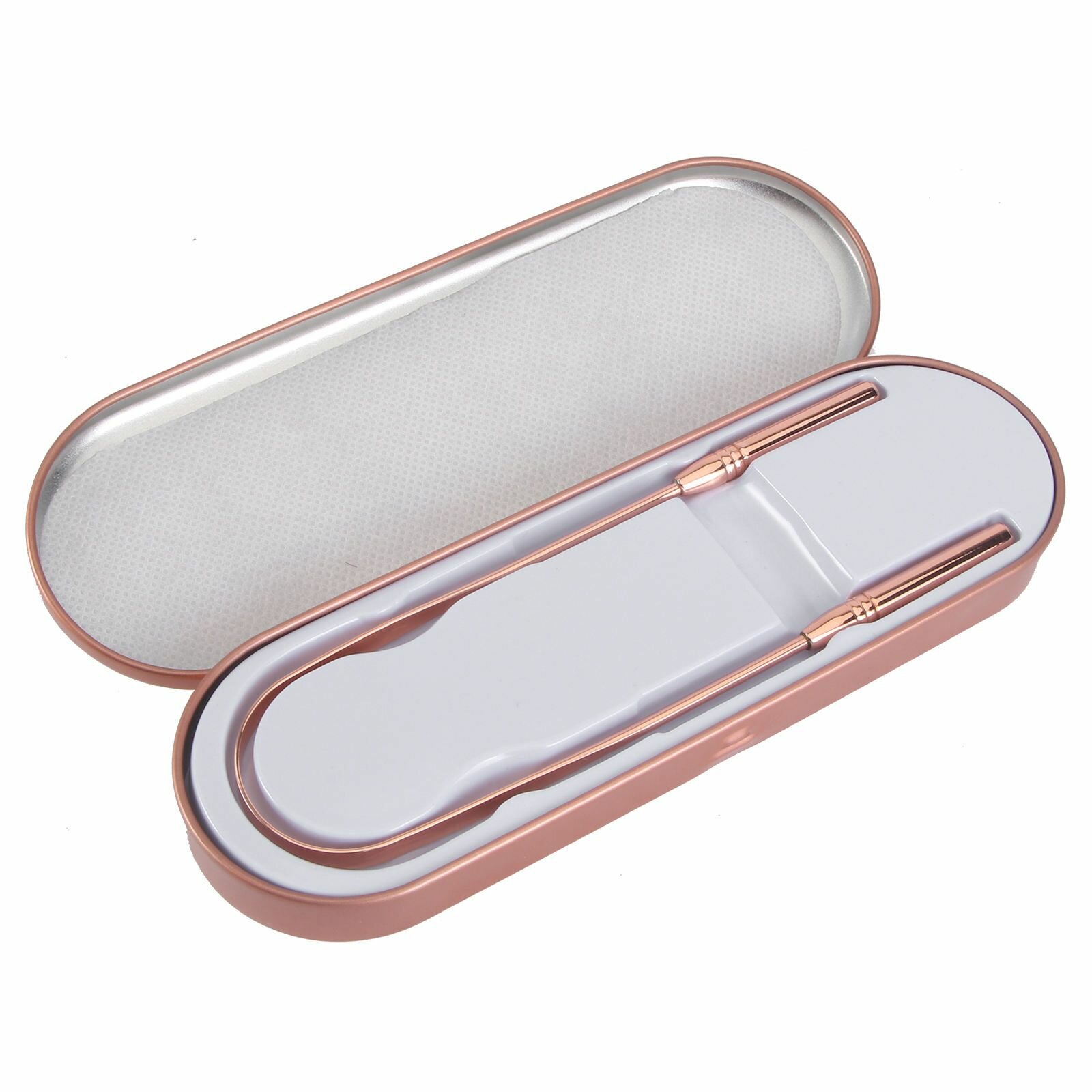 Скребок Для Языка, Медный, Удаляет Остатки, Поддерживает Гигиену Полости Рта, 1 Шт