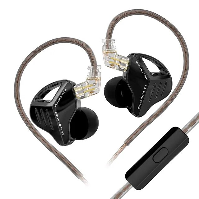 Наушники-вкладыши KZ ZVX PRO с динамическим излучателем, Hi-Fi басы, металлические мониторные наушники, спортивные наушники с шумоподавлением для прослушивания музыки.