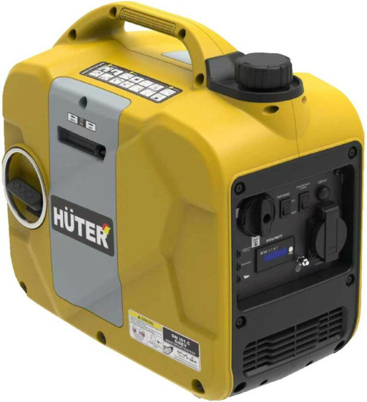 Инверторный бензиновый генератор 1400 Вт, DN А1,5iS Huter, 1 розетка