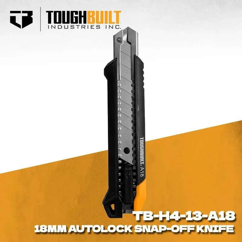 TOUGHBUILT TB-H4-13-A18 Коммунальный нож 18MM многофункциональные ручные инструменты для резки