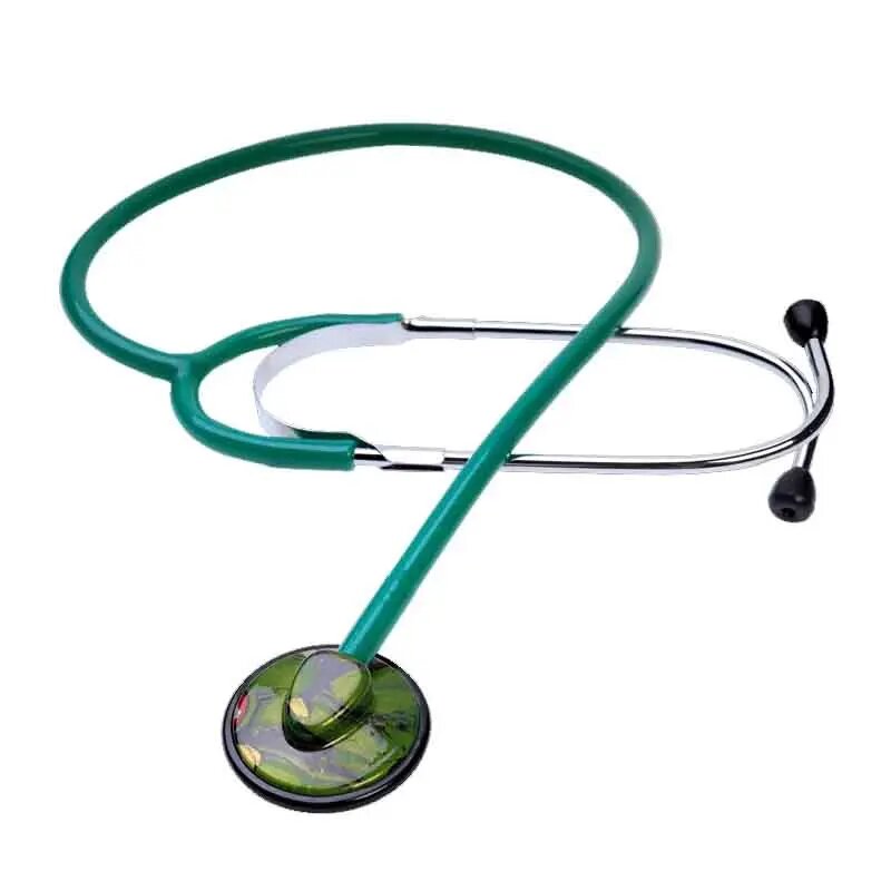 Профессиональный педиатрический кардиологический стетоскоп, профессиональный Green Color No Box
