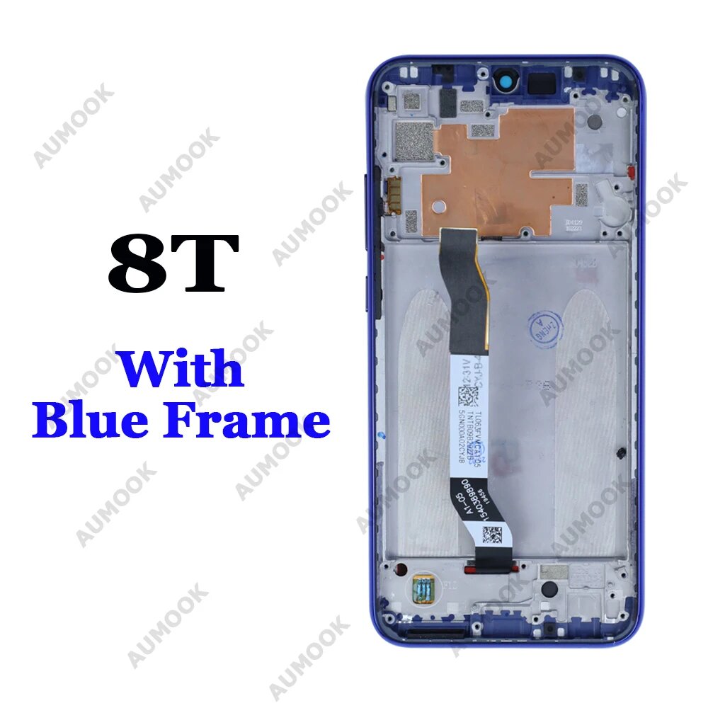 6,3-дюймовый ЖК-дисплей для Xiaomi Redmi Note 8T, сенсорный экран, дигитайзер в сборе, 8T Blue Frame