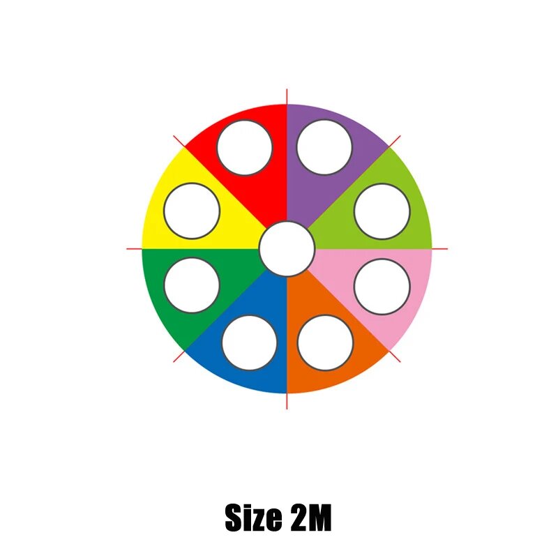 Радужный парашют для игр MEADE 2M Parachute