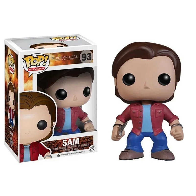 FUNKO POP Сверхъестественное: Сэм, 93, в коробке, Бордовый