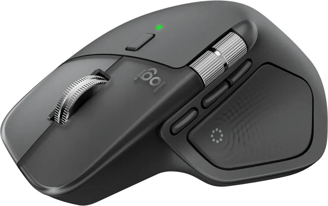 Мышь беспроводная Logitech MX Master 4 Mouse (Graphite), оптическая, USB, черный