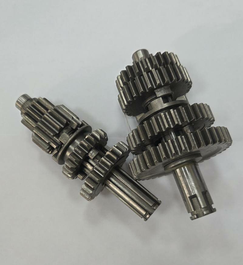 Валы КПП с шестернями 50-125см3 139FMB,147FMD,152FMH,154FMH, ALPHA, DELTA, DELTA, TTR125 (вал под шариковый подшипник) 11125464