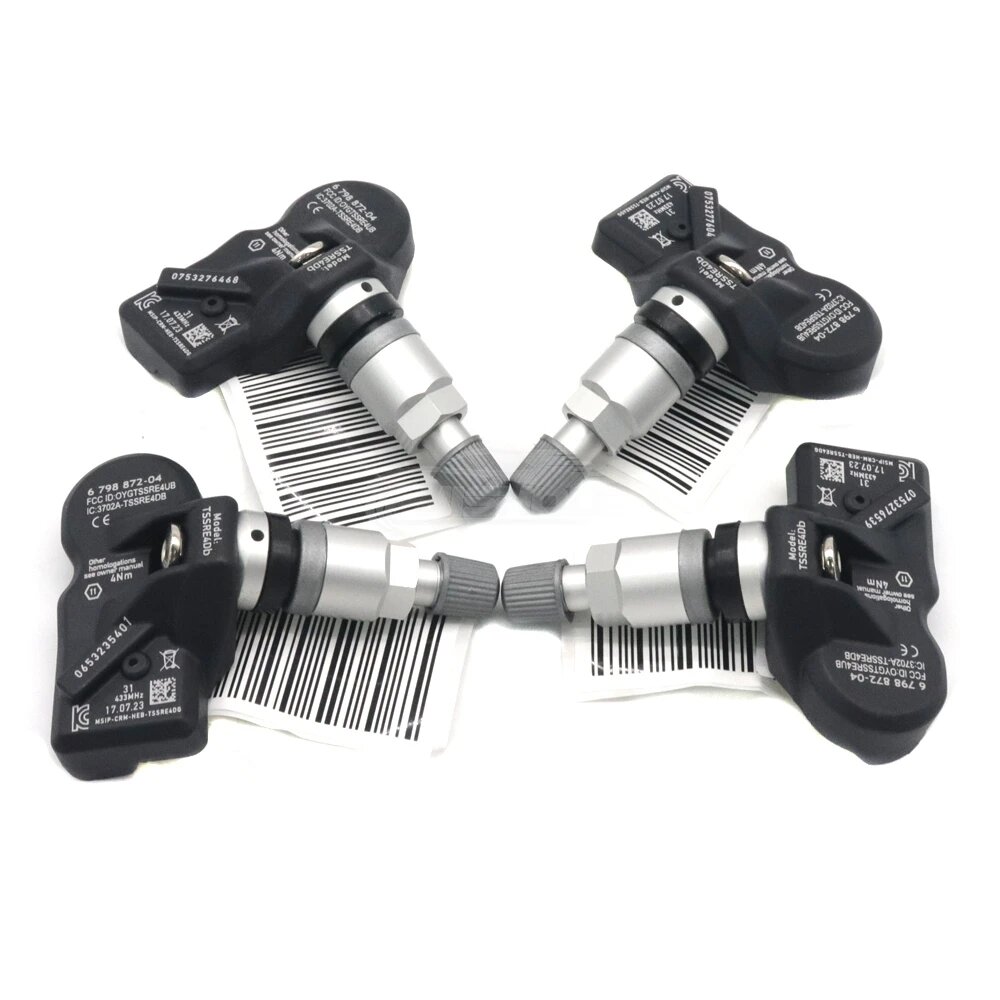 Автомобильный TPMS 36106798872 Датчик давления в шинах 433 МГц для BMW 2 3 4 5 6 7 X1 X3 X4 Z4 4 pcs