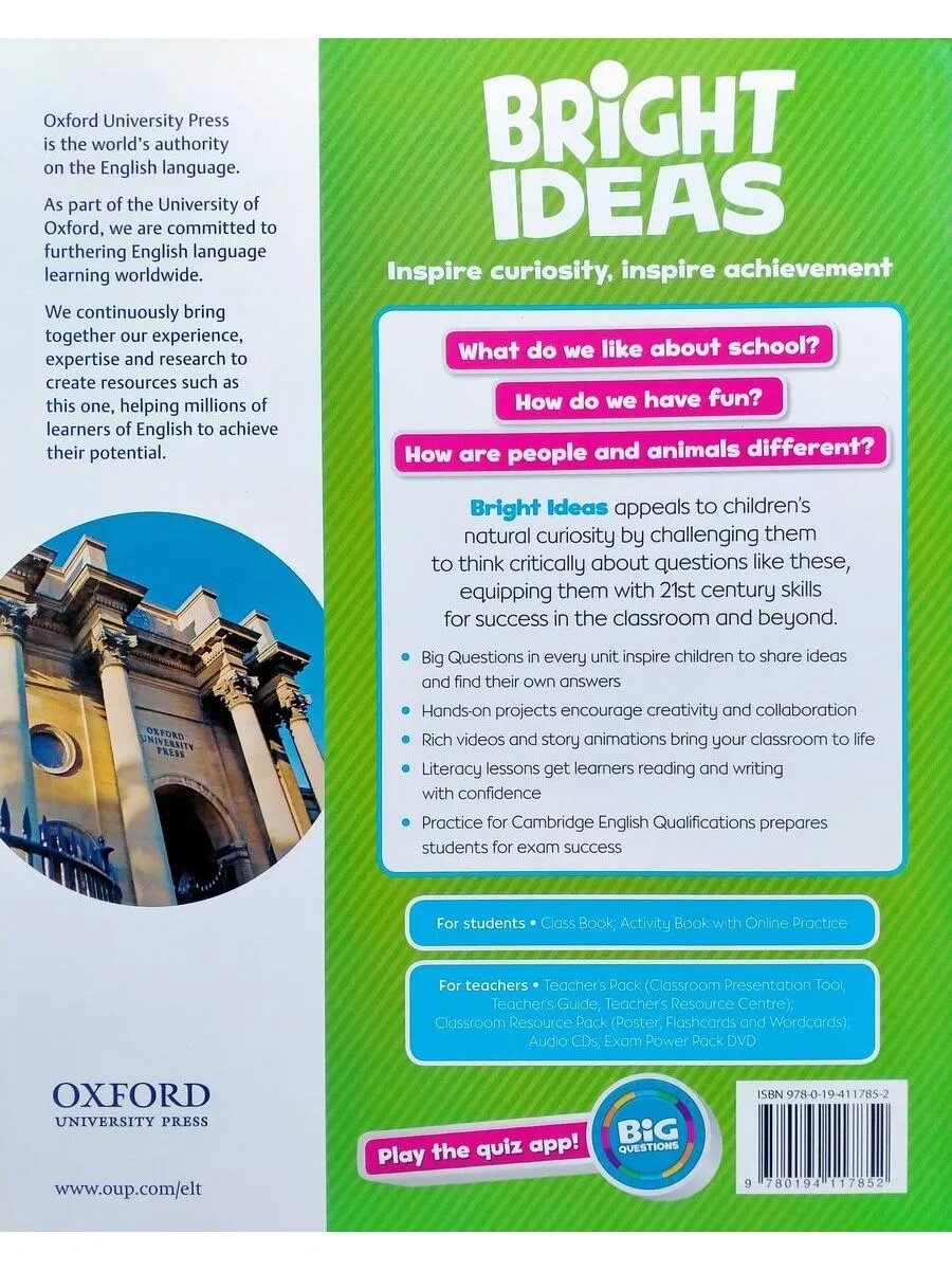 Bright Ideas 1 Class Book with App | книги — учебная литература — фото 1