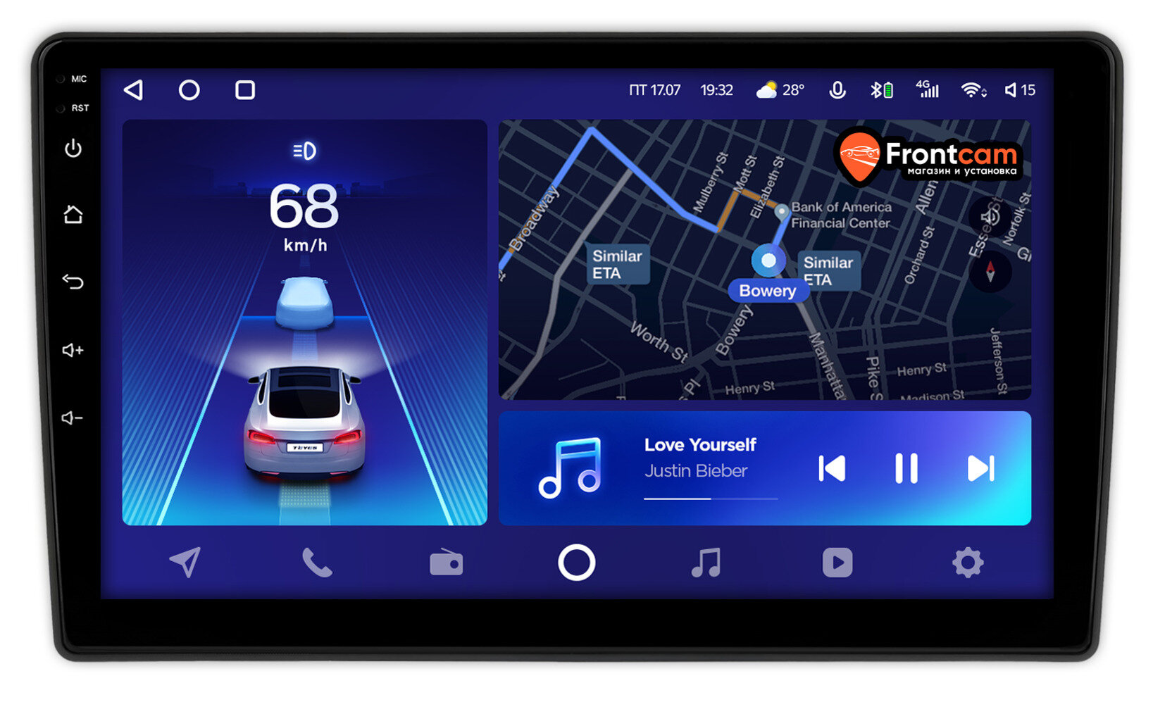 Штатная магнитола Lada Kalina 2004-2013 Teyes CC2 PLUS 6/128 9" RM-9-1117 Android 10 (4G-SIM, DSP, QLed)