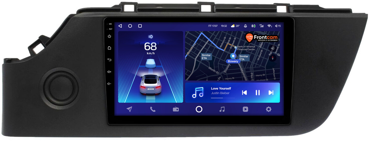 Штатная магнитола Kia Rio 4, Rio X 2020-2024 (матовая текстурная) Teyes CC2 PLUS 4/32 9" RM-9602 Android 10 (4G-SIM, DSP, QLed)