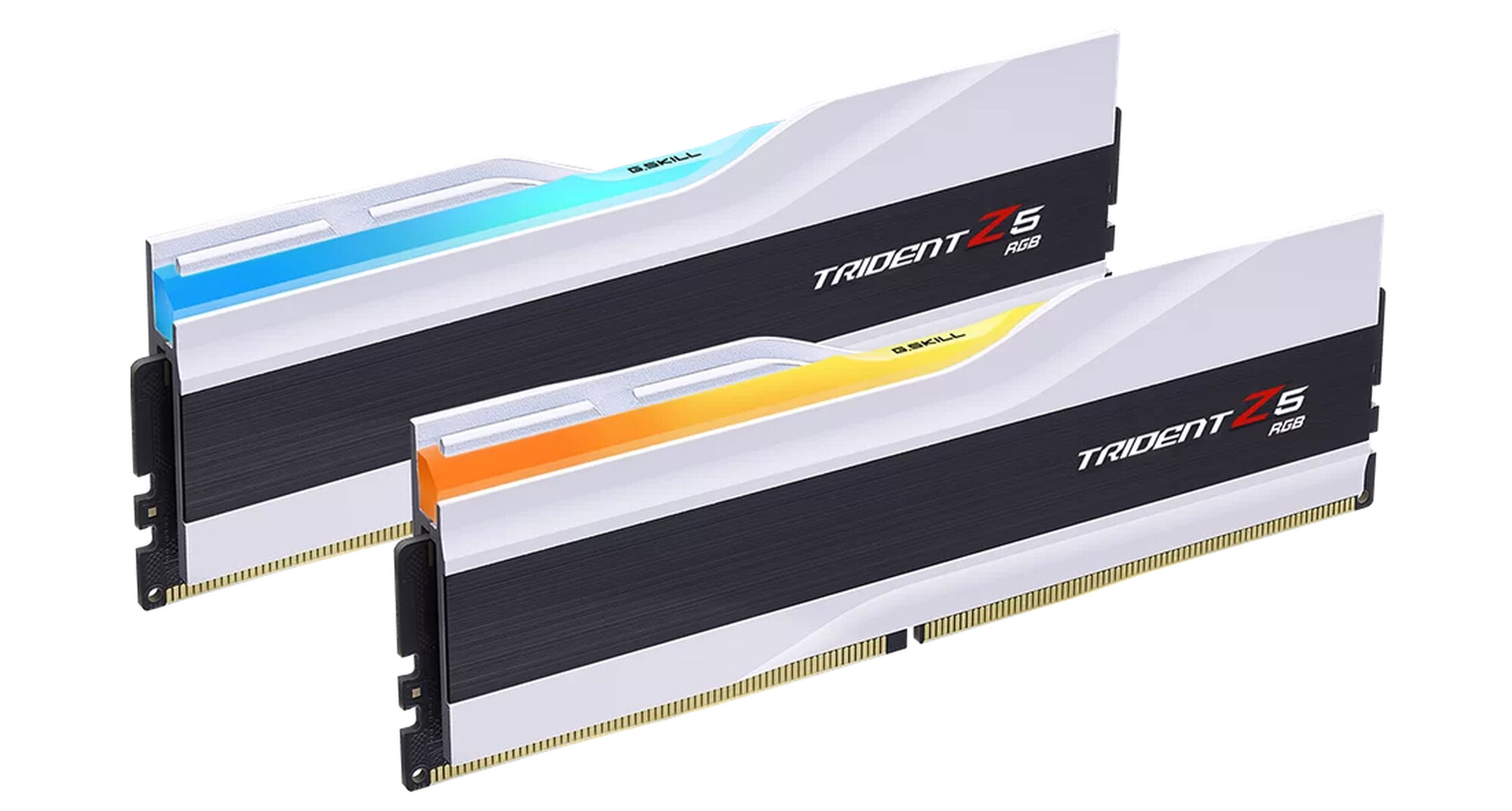 Модуль памяти DIMM DDR5 32Gb, 7200Mhz, 2x16Gb, G.Skill Trident Z5 RGB White (F5-7200J3445G16GX2-TZ5RW)