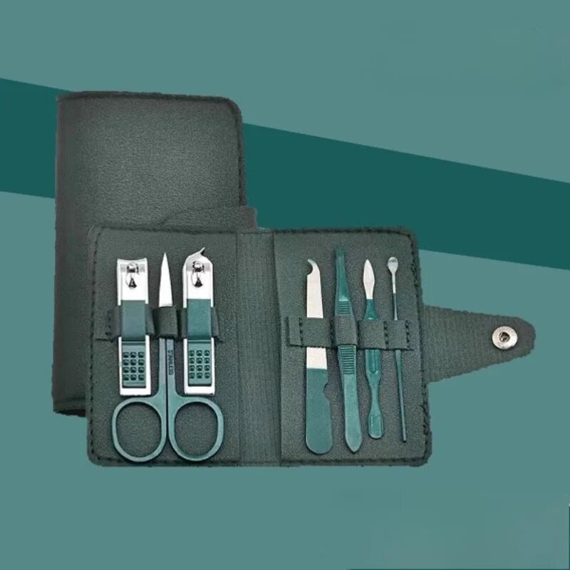 Набор для маникюра и педикюра Green-7pcs